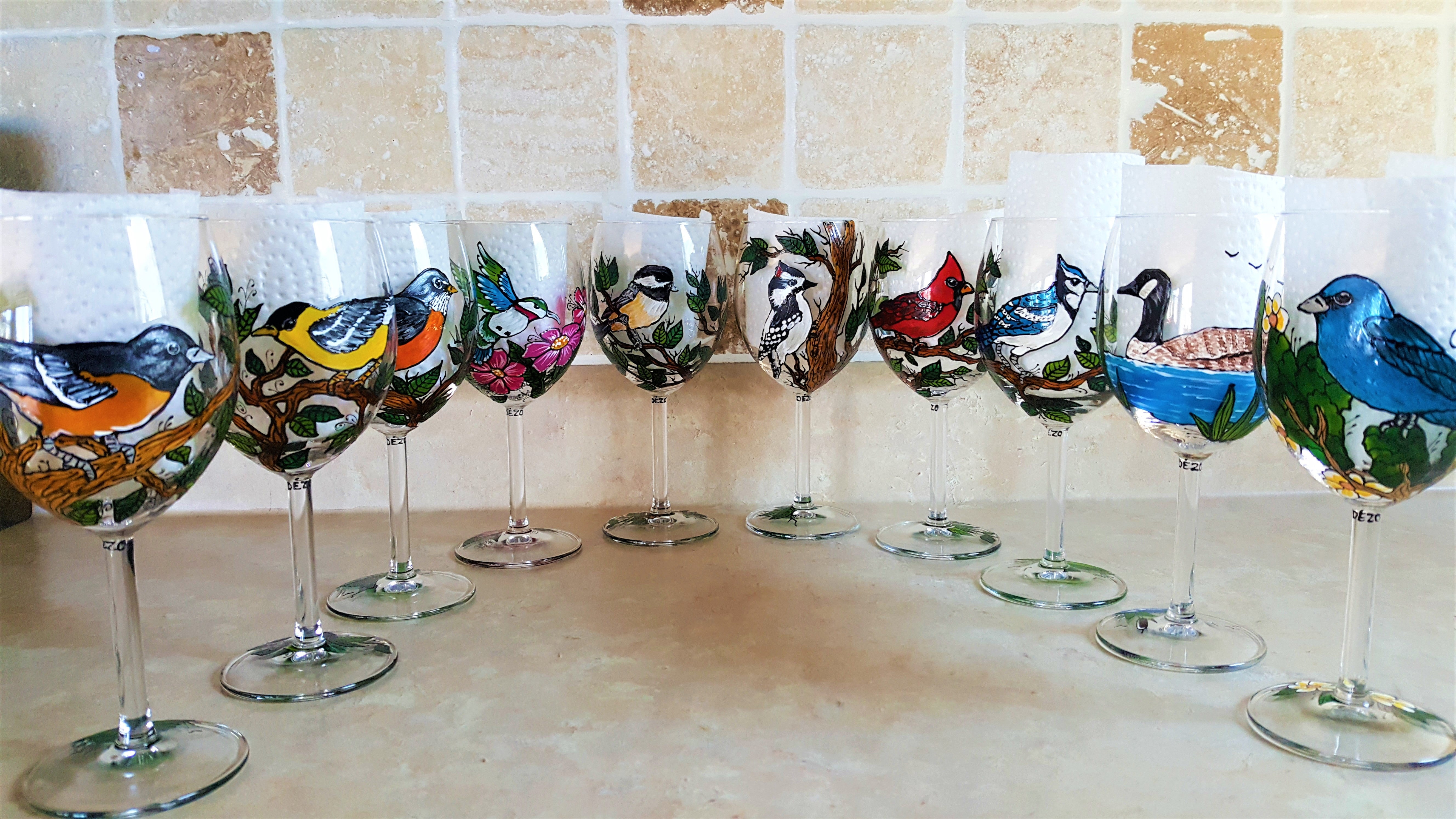 Coupes et verres à vin – Les Créations Dézo